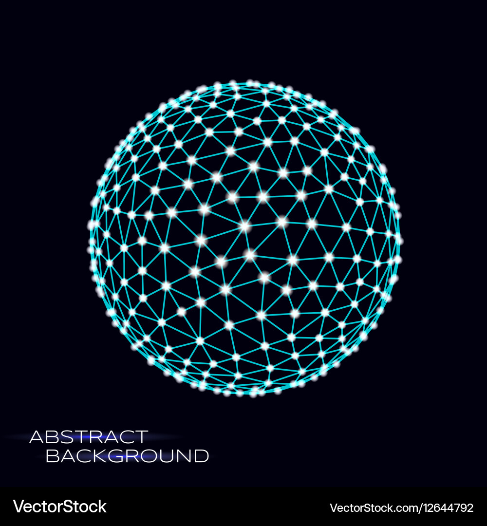 3d sphere Royalty Free Vector Image - VectorStock
