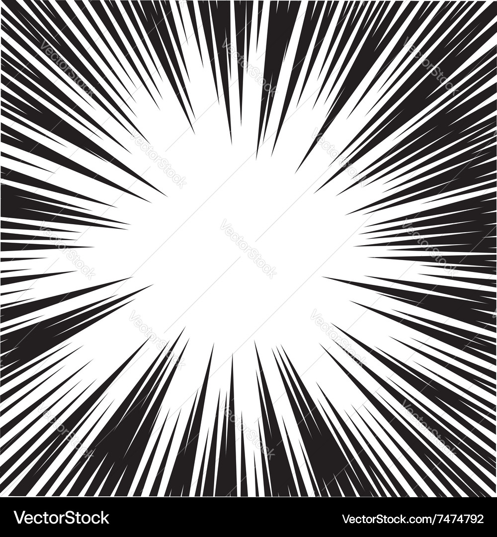 Comic book speed horizontal lines background Vector Image