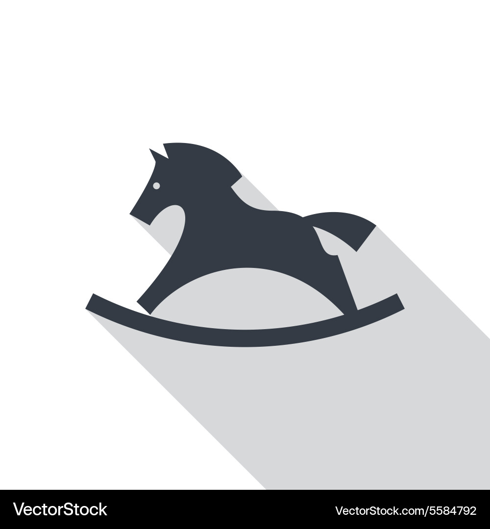 Rocking horse icon Royalty Free Vector Image - VectorStock