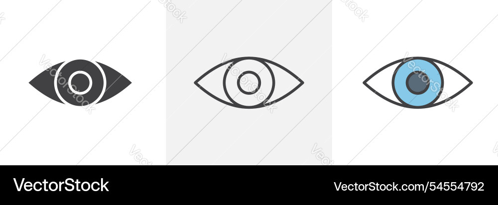 Visible icon Royalty Free Vector Image - VectorStock
