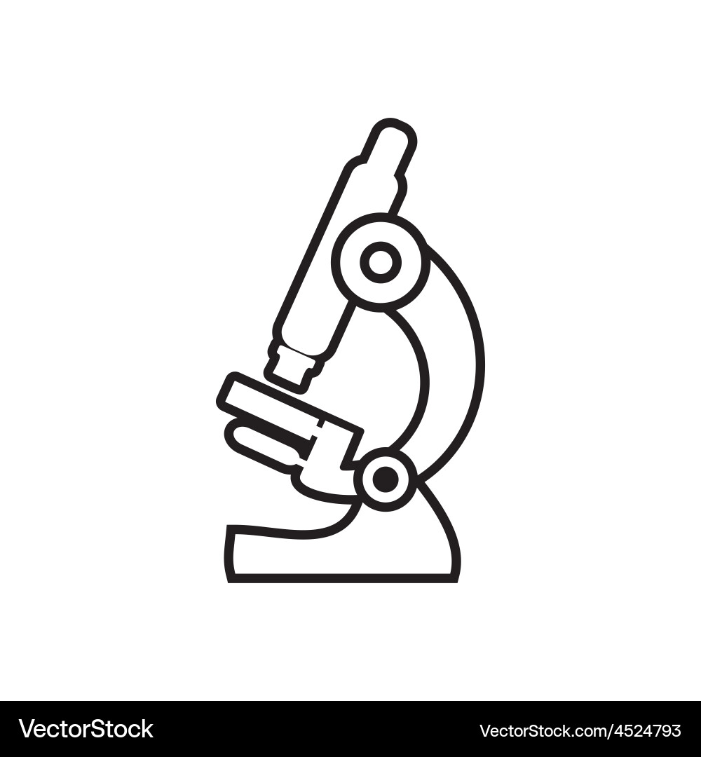 Microscope Royalty Free Vector Image - VectorStock
