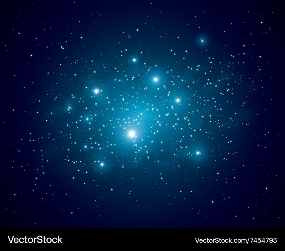 Stars in space Royalty Free Vector Image - VectorStock