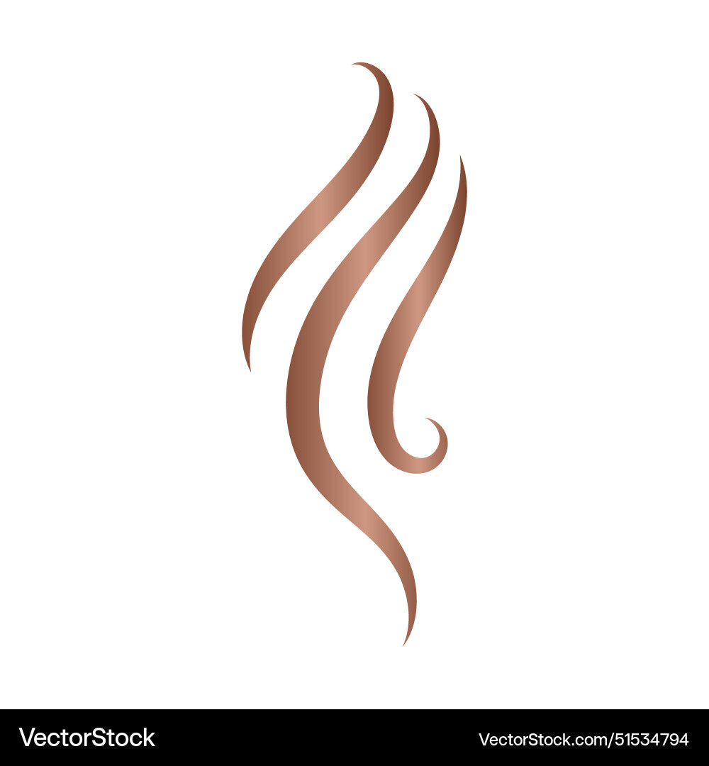 Hair logo design Royalty Free Vector Image - VectorStock