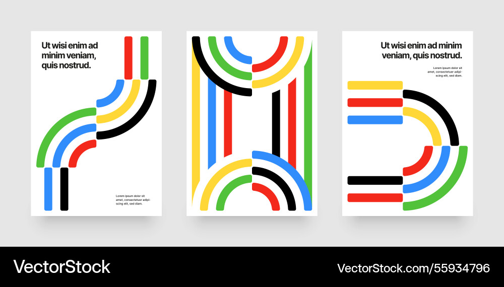 Layout template for sports event or competition Vector Image