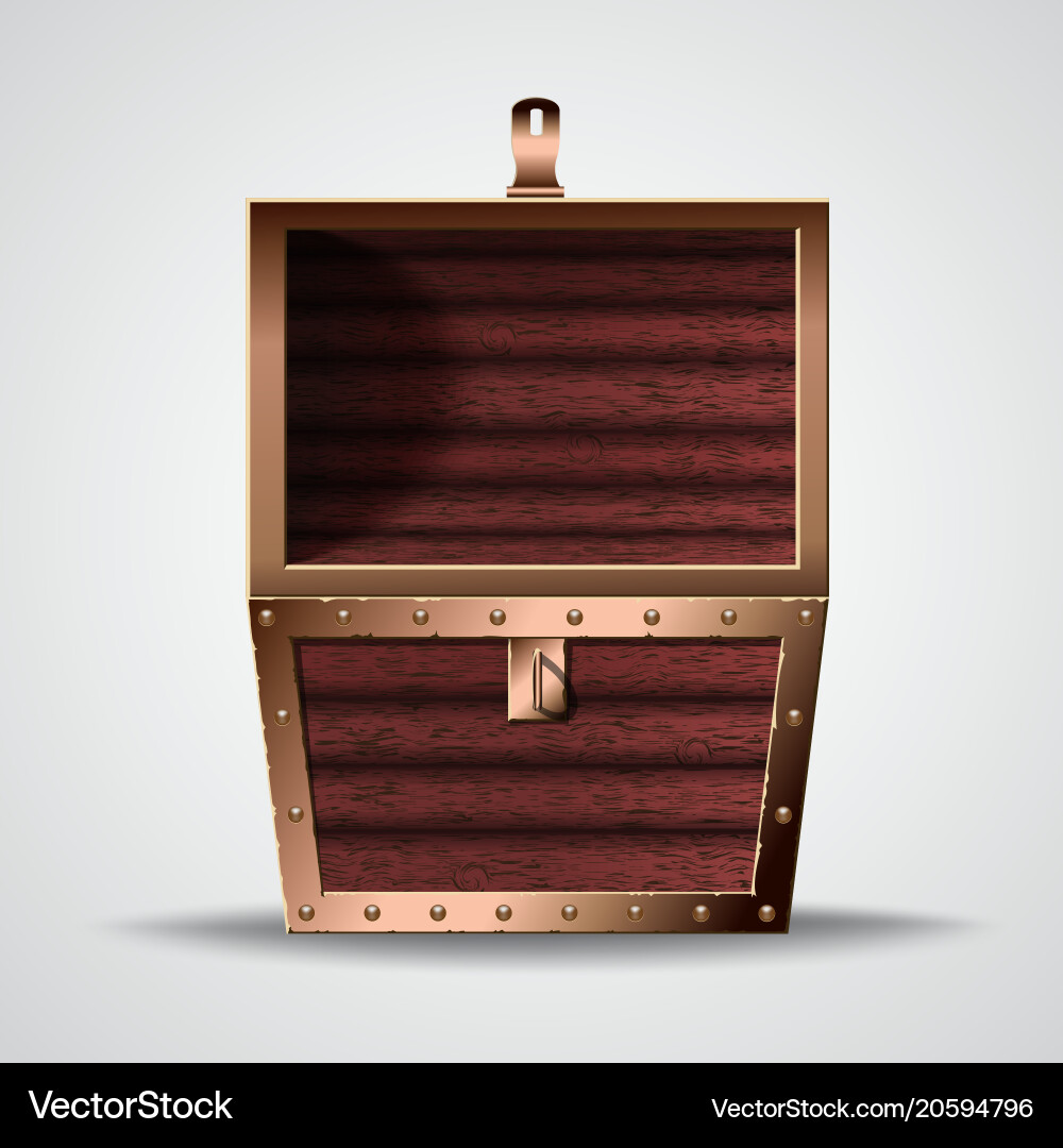 Opening treasure box Royalty Free Vector Image