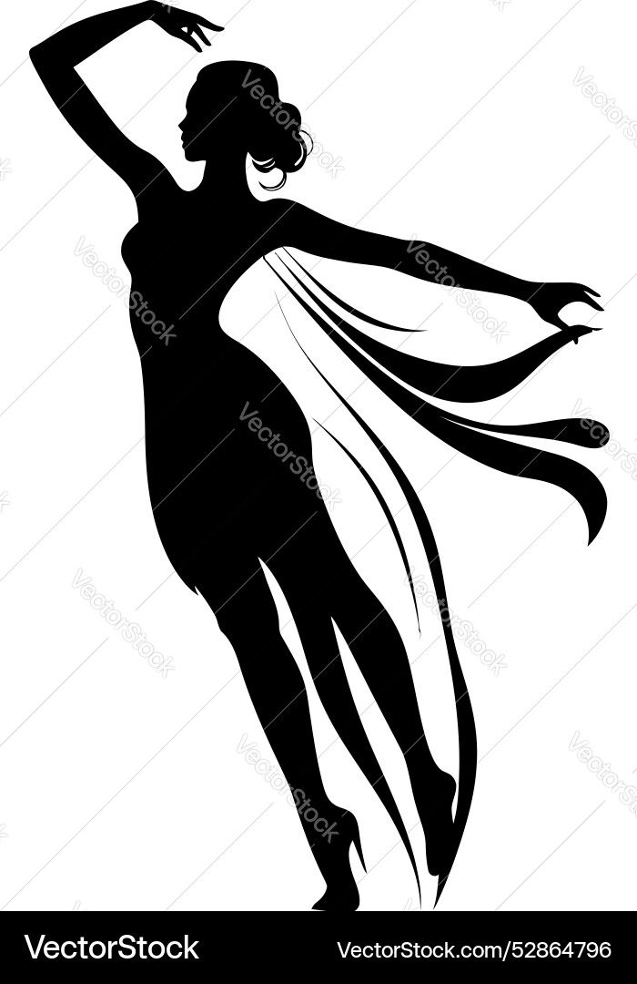 Transcendent tempo dance soul symbol enigmatic Vector Image