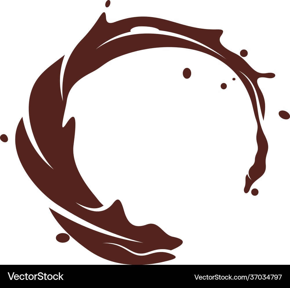 Chocolate logo design creative Royalty Free Vector Image