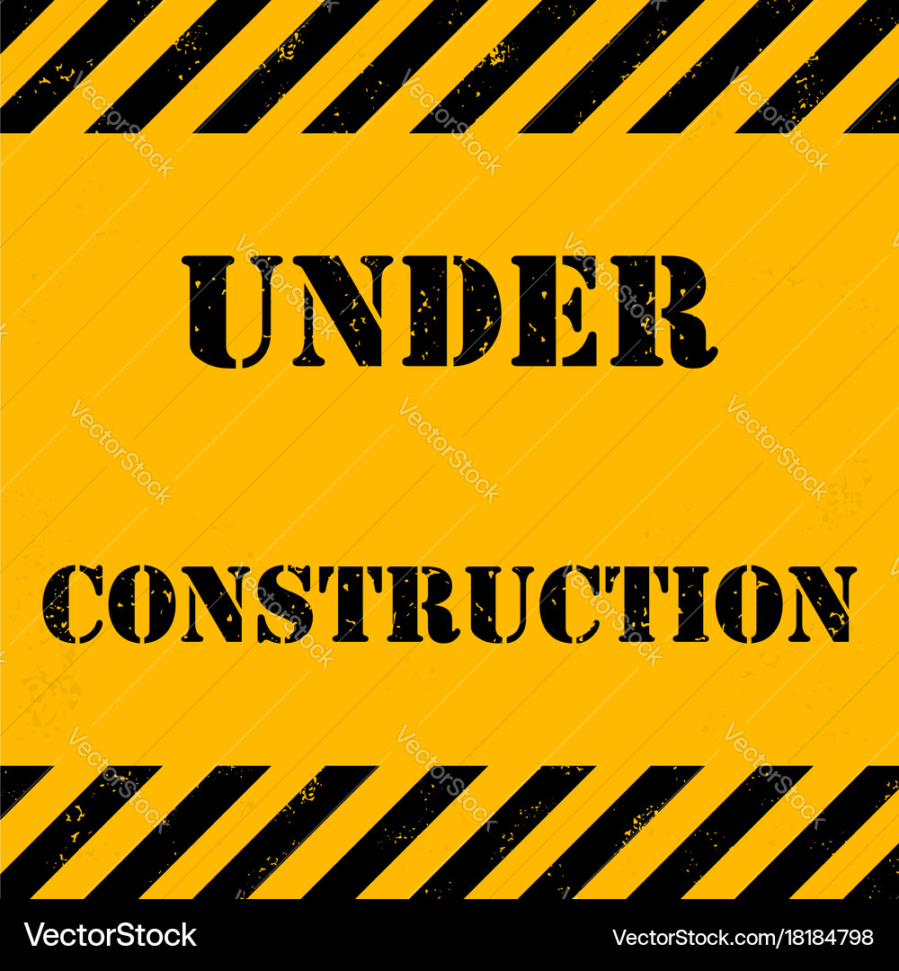 Under construction background Royalty Free Vector Image