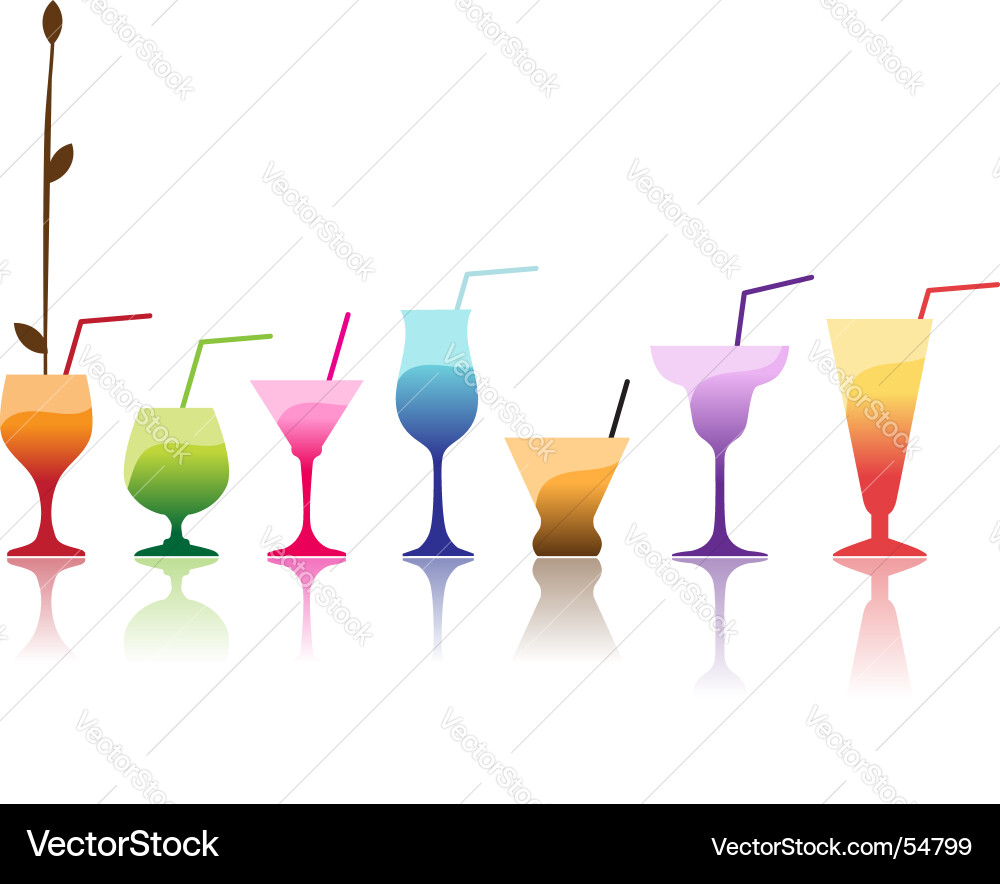 Cocktail Royalty Free Vector Image - VectorStock