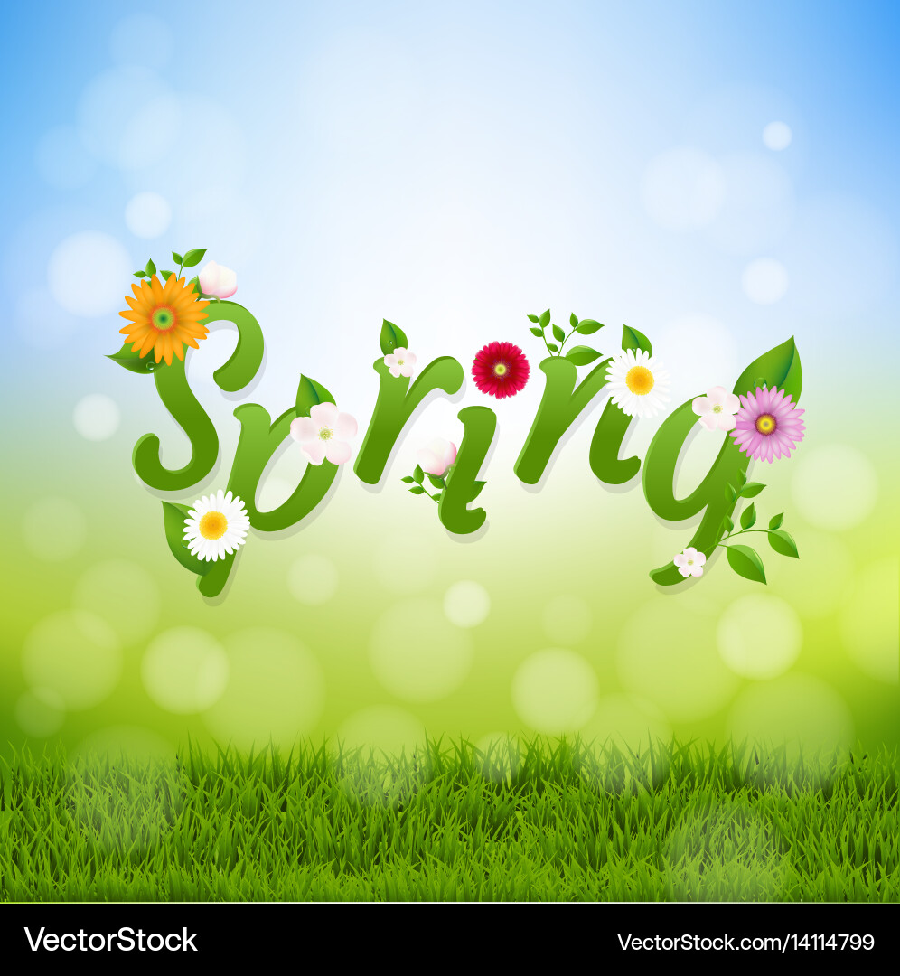 Nature poster Royalty Free Vector Image - VectorStock