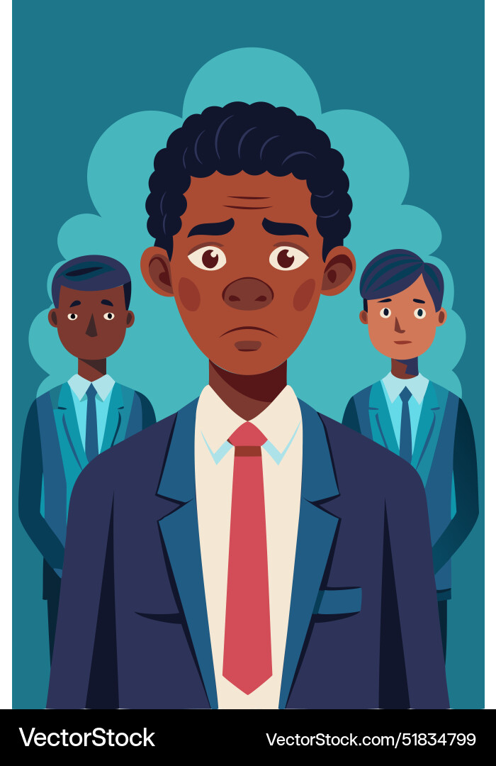 Overlooked talent corporate inequality Royalty Free Vector