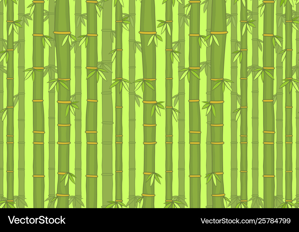 Seamless pattern with bamboo Royalty Free Vector Image