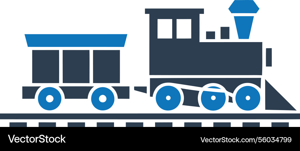 Vintage train icon Royalty Free Vector Image - VectorStock