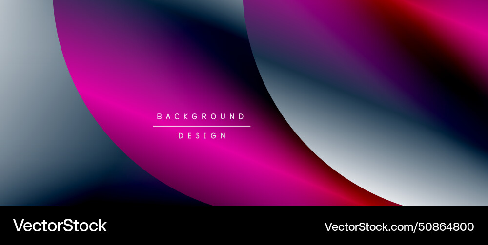 Bright color circle and round element minimal Vector Image