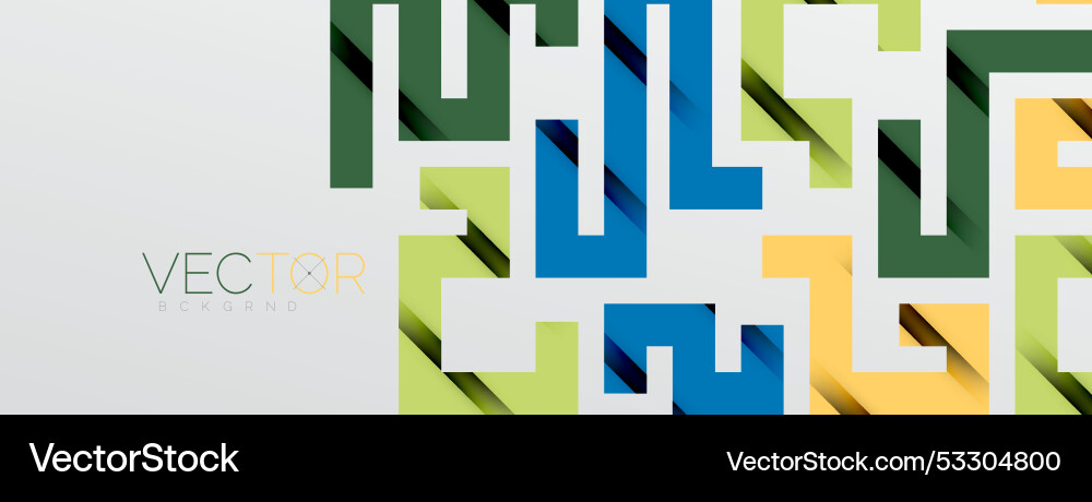 Color bend lines with shadow texture effect Vector Image