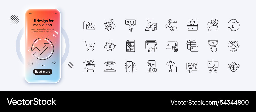 Phishing report document and employee benefits Vector Image