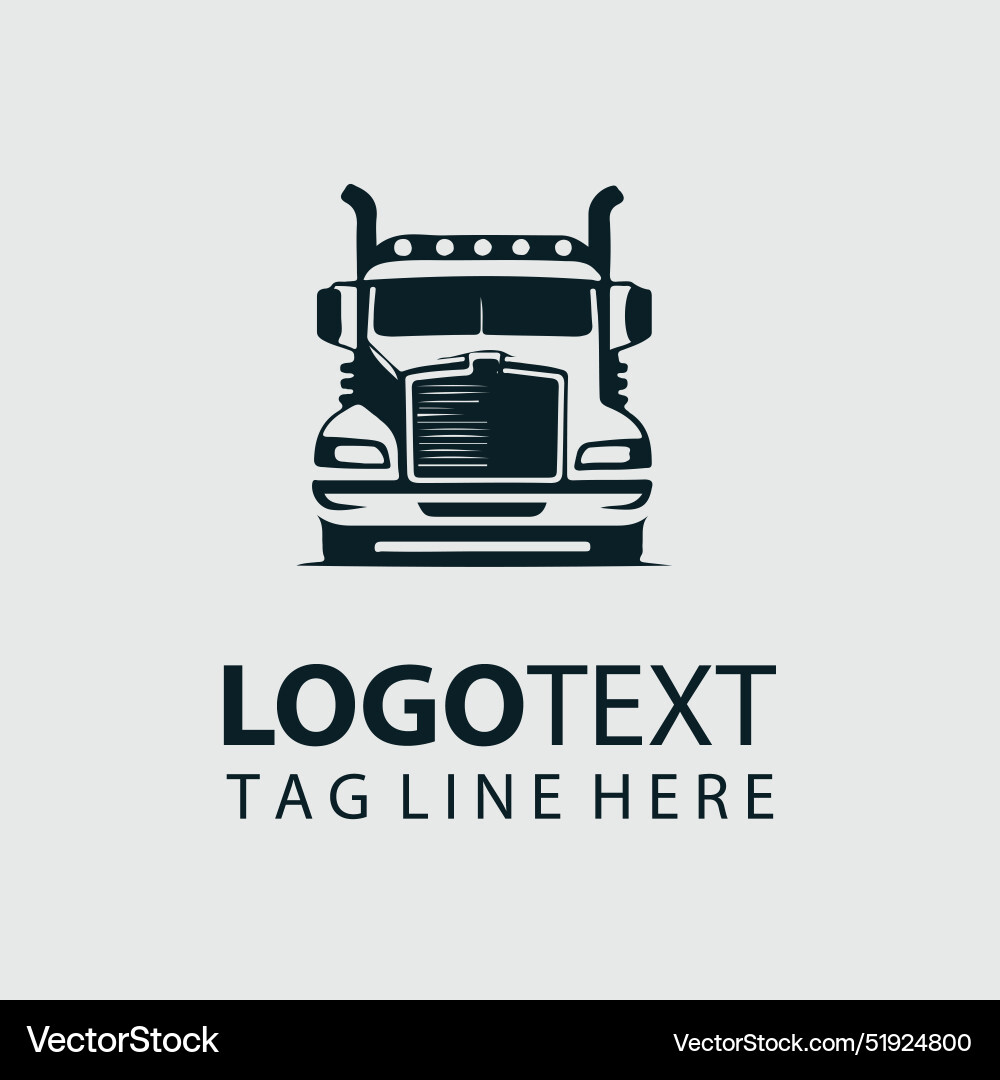 Trucking logo Royalty Free Vector Image - VectorStock