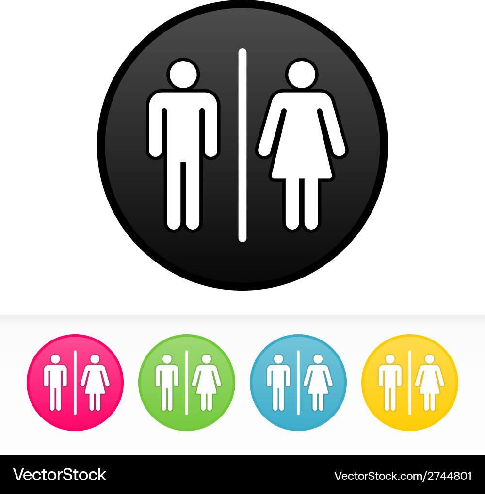 Bathroom symbol Royalty Free Vector Image - VectorStock