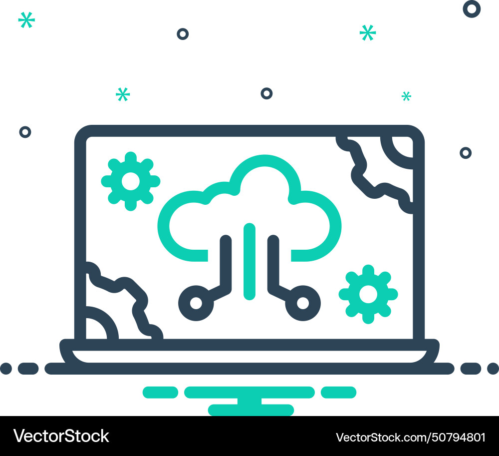 Cloud Computing Royalty Free Vector Image Vectorstock