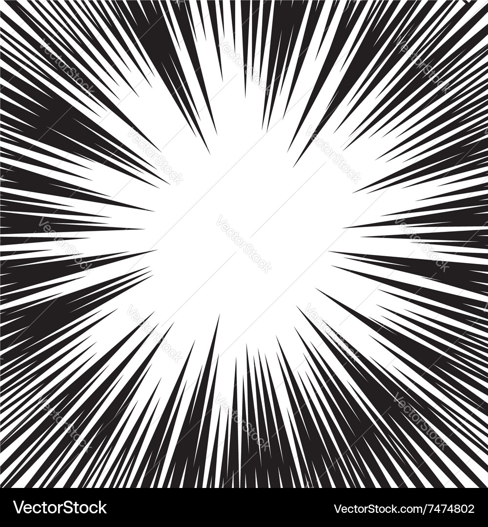 Comic book speed horizontal lines background Vector Image