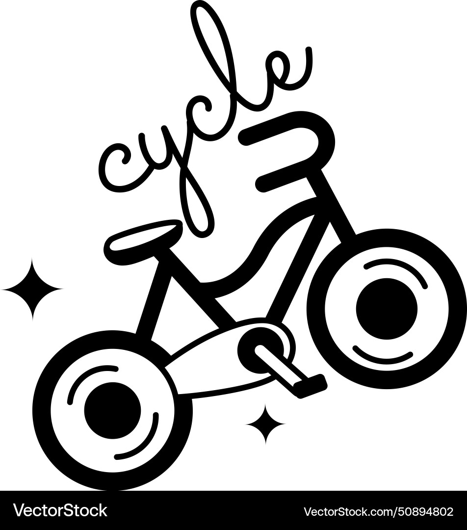 Cycle Royalty Free Vector Image - VectorStock