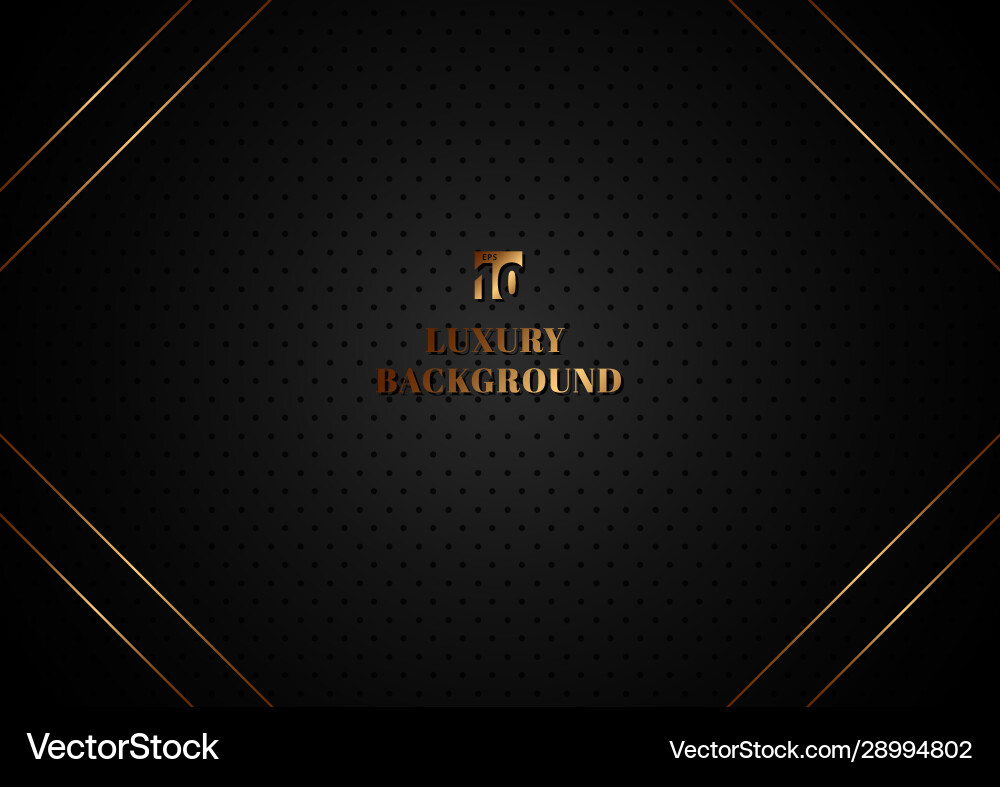 Luxury Black Dot Background Royalty Free Vector Image