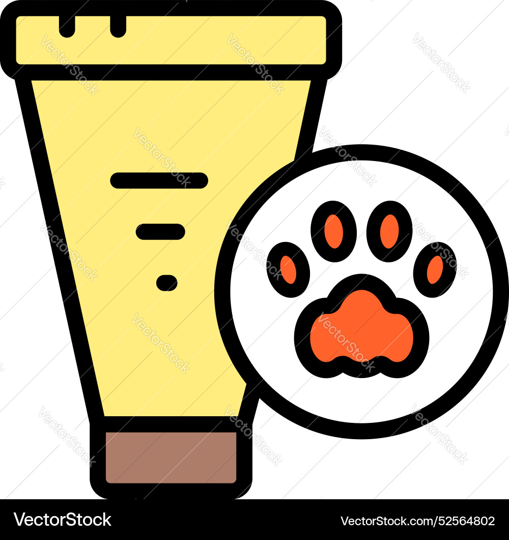 Pets care dog or cat cleaning soft Royalty Free Vector Image