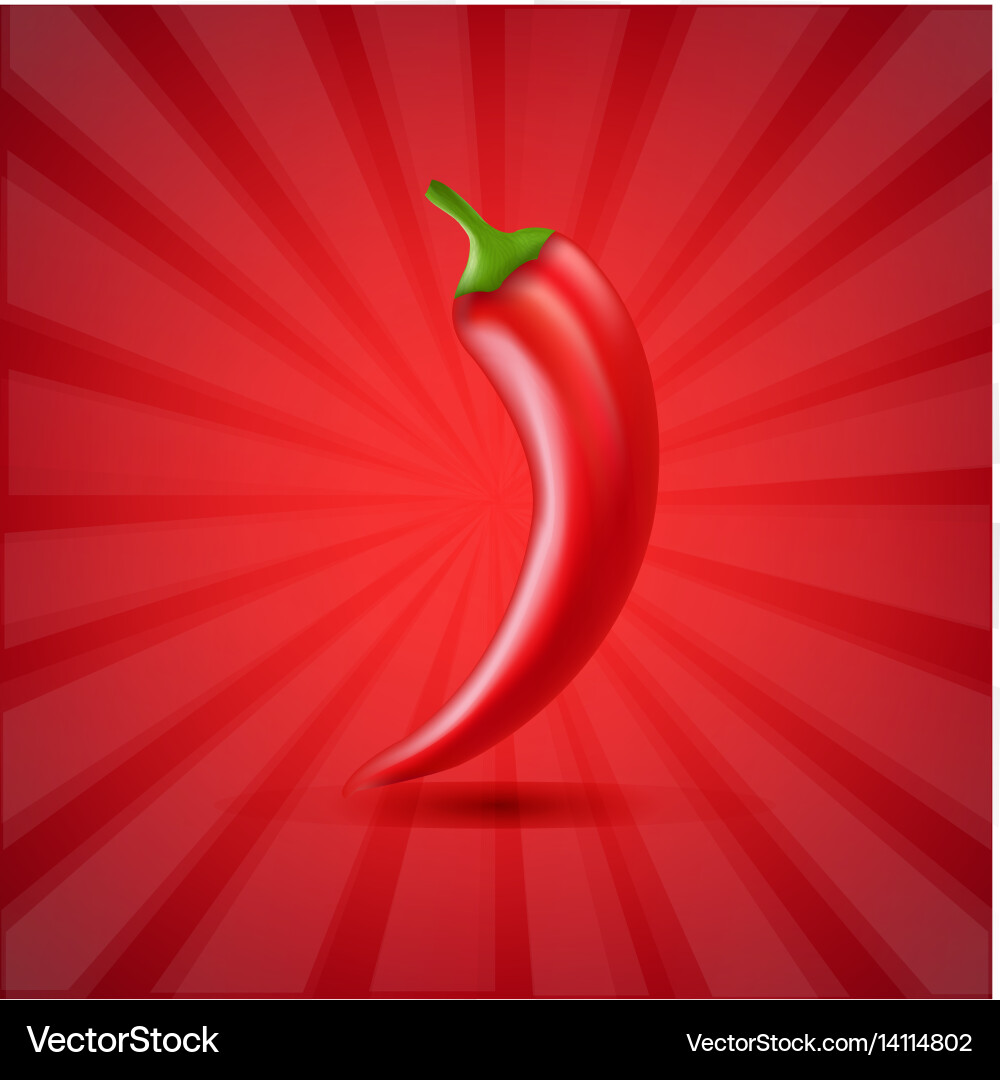 Red background texture with sunburst hot Vector Image