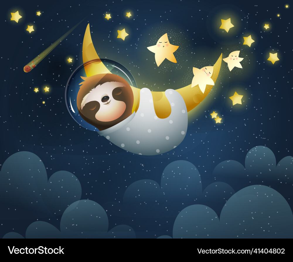 Sloth Astronaut Wallpaper