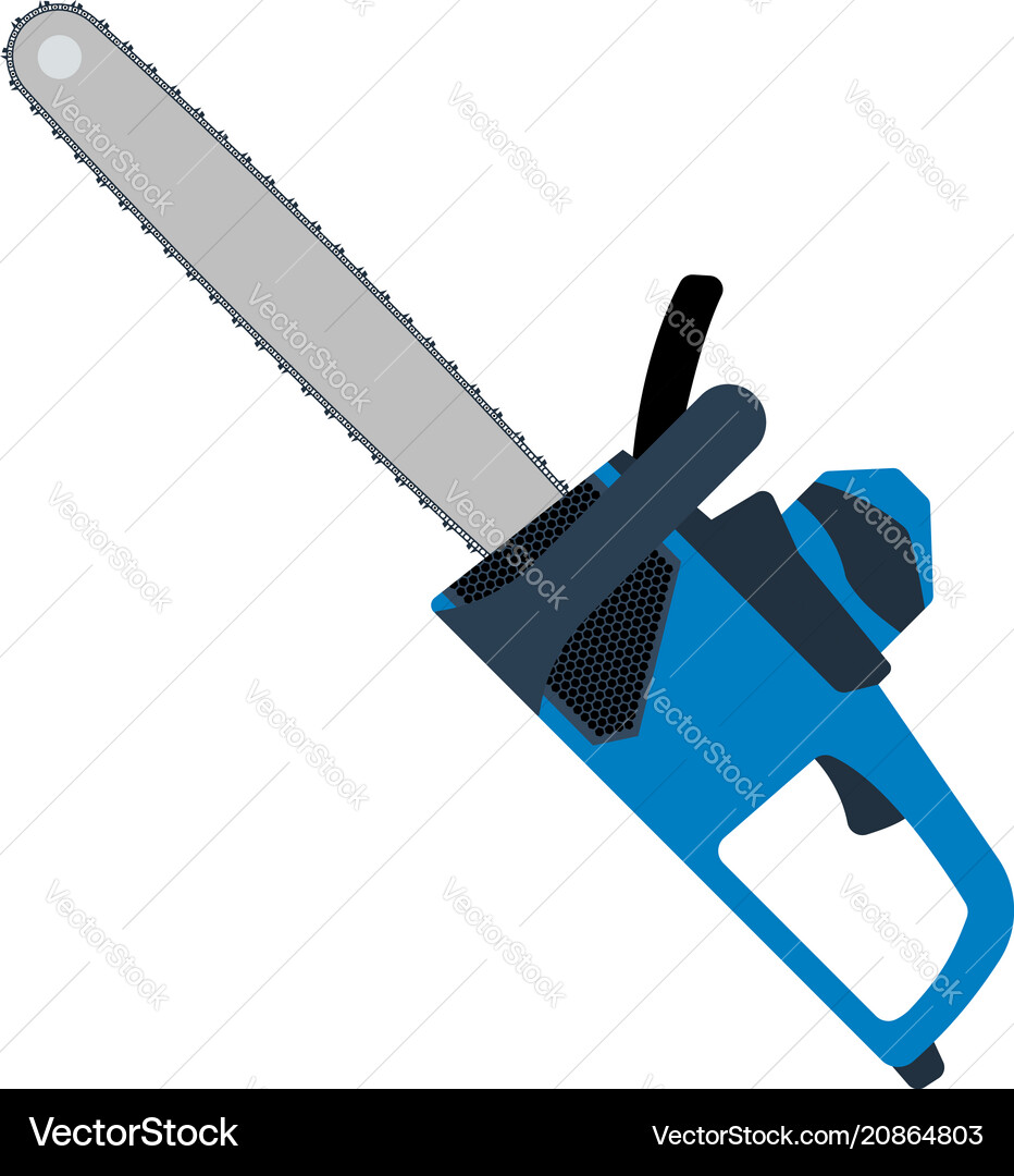 Chain saw icon Royalty Free Vector Image - VectorStock