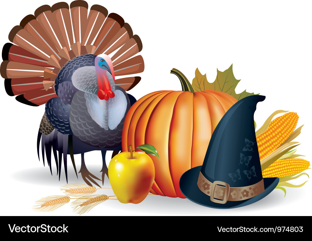 Thanksgiving Royalty Free Vector Image - VectorStock