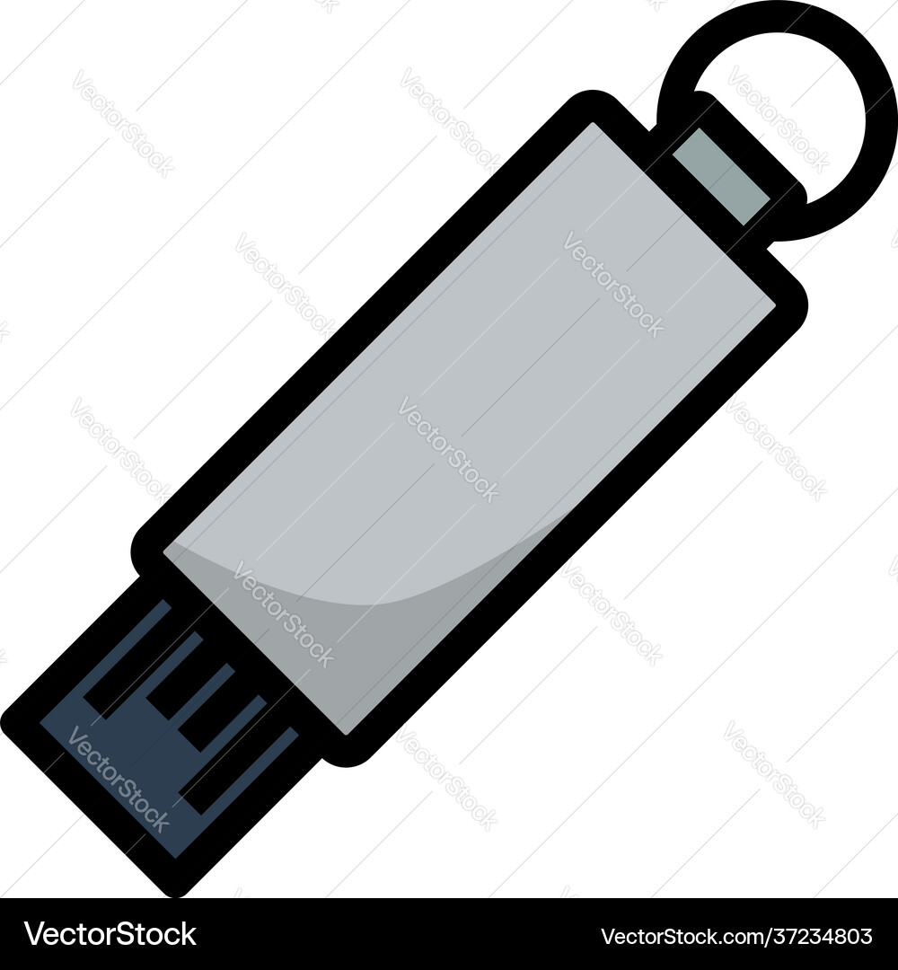 Usb flash icon Royalty Free Vector Image - VectorStock