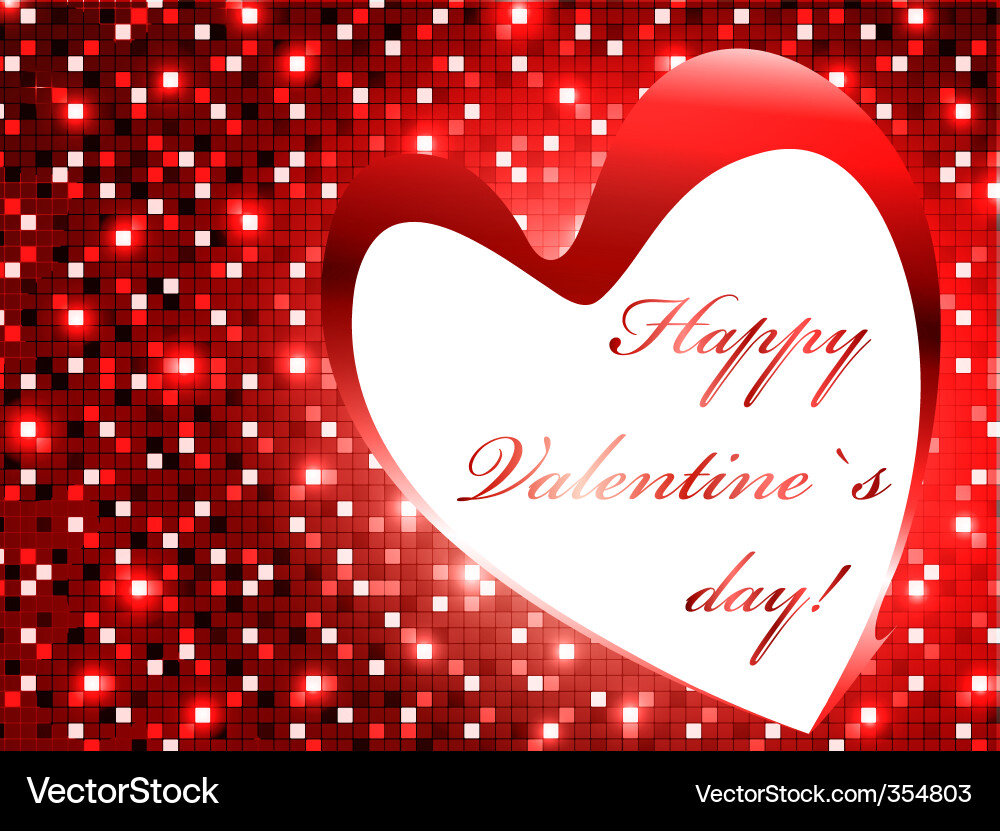 Valentine day frame Royalty Free Vector Image - VectorStock