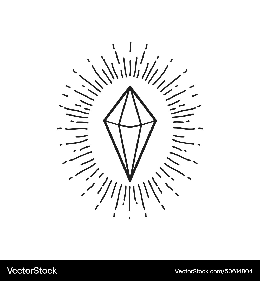 Hand drawn celestial Royalty Free Vector Image