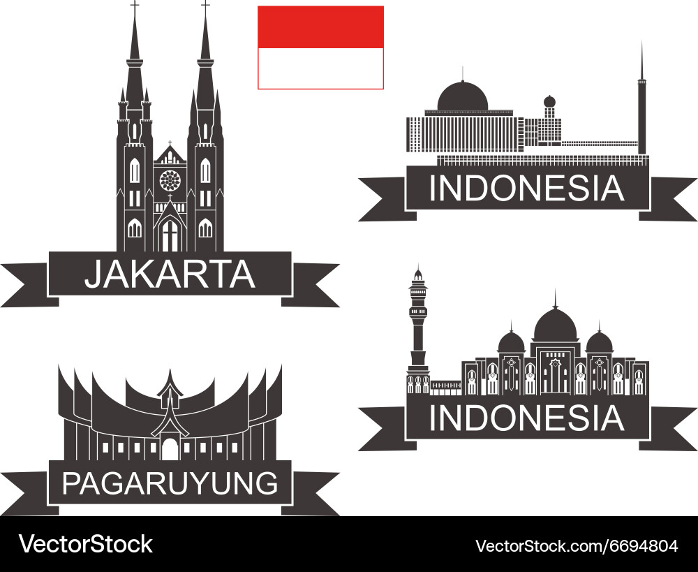 Indonesia Royalty Free Vector Image - VectorStock