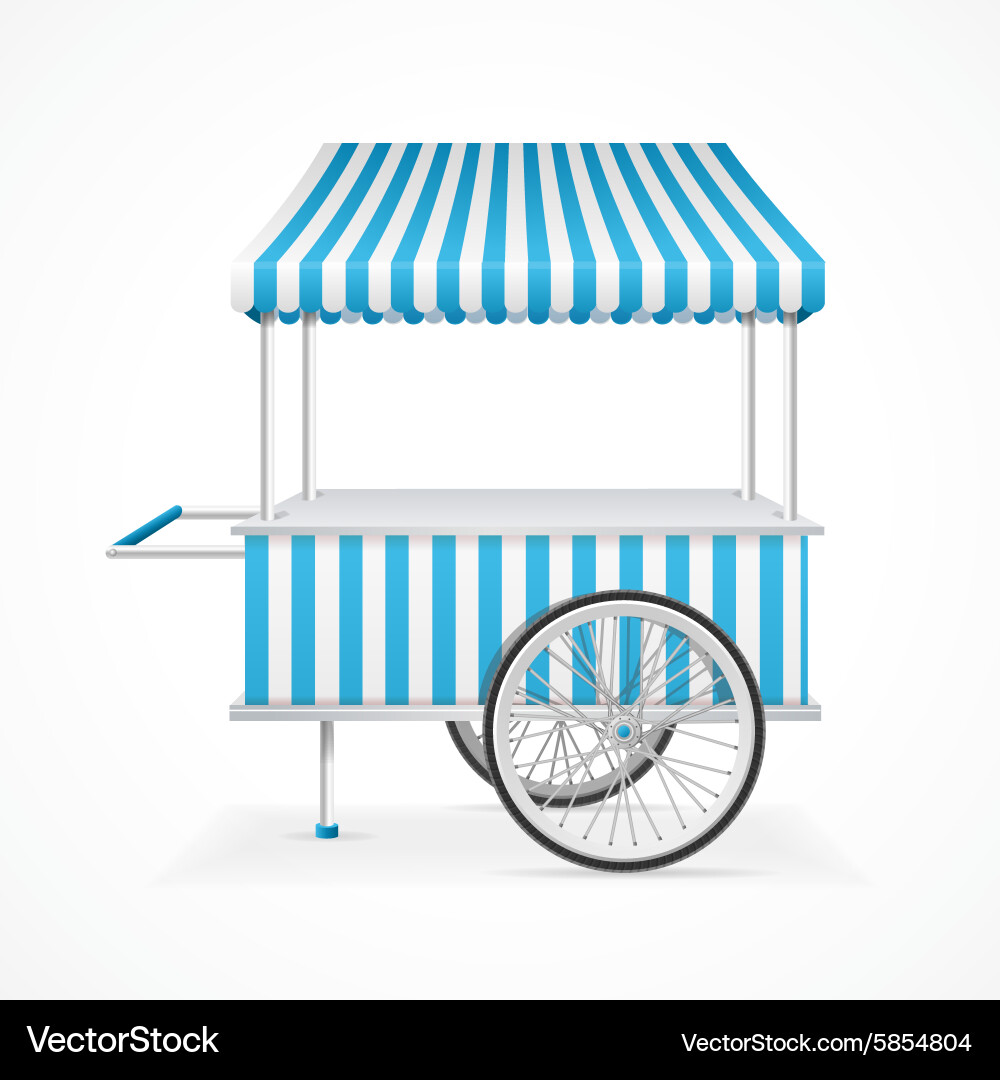 Market cart Royalty Free Vector Image - VectorStock