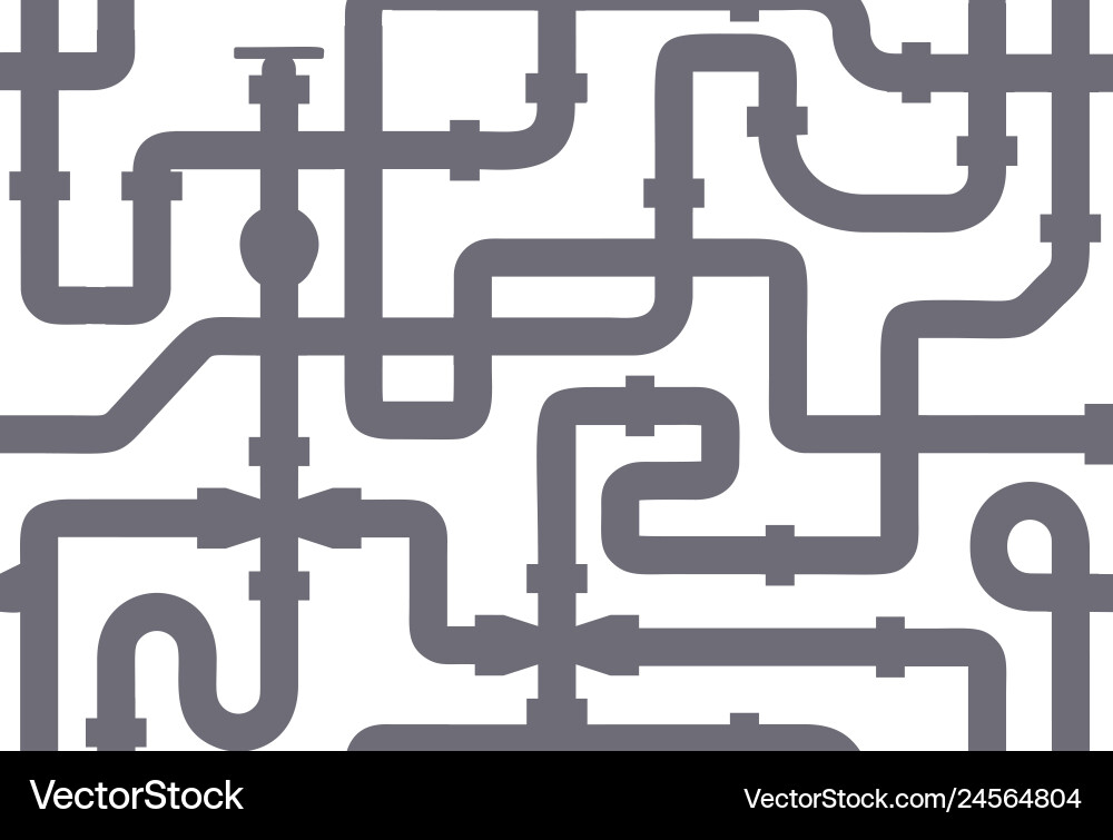 Seamless texture pipeline grey Royalty Free Vector Image