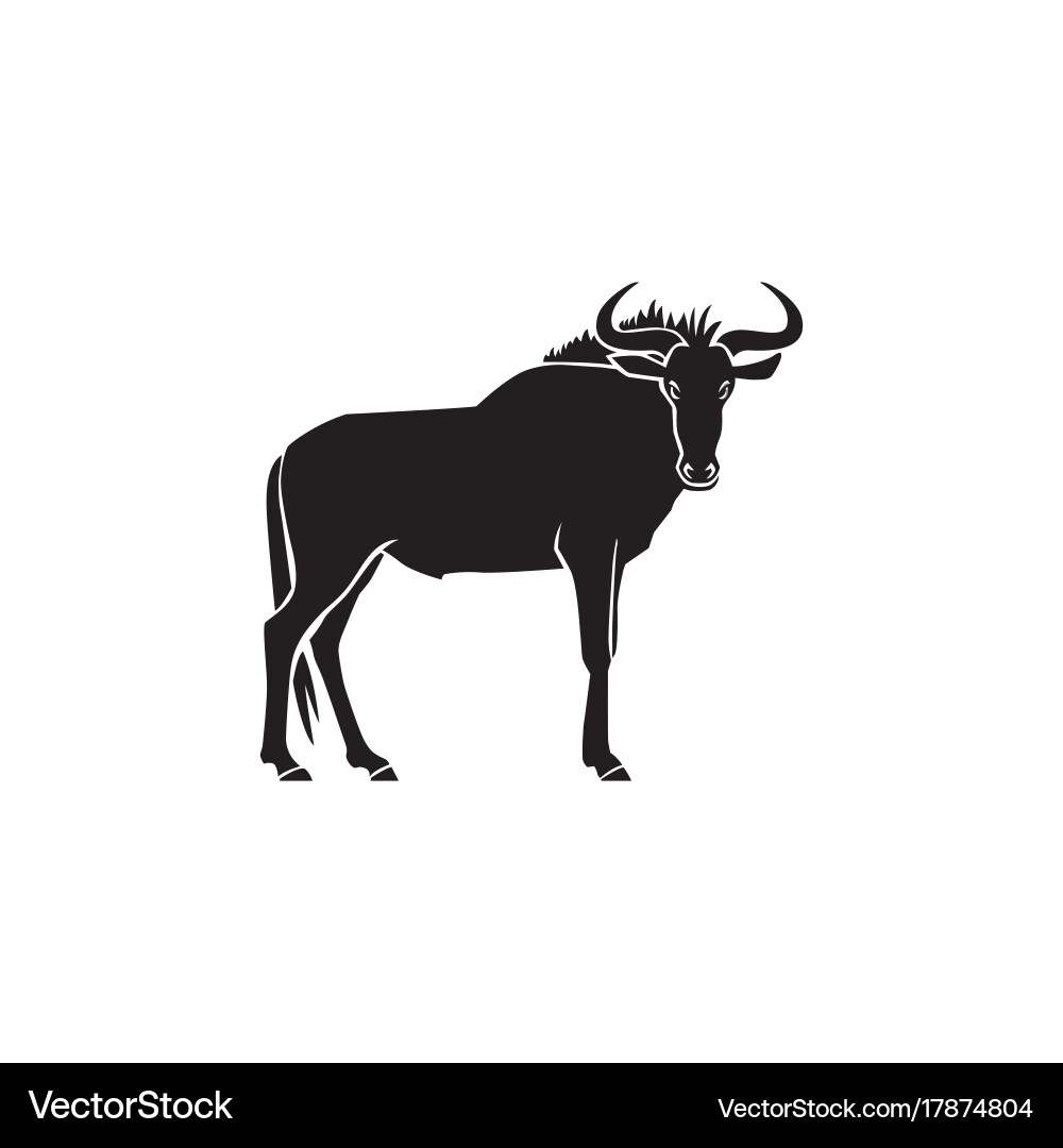 Wildebeest Logo Gnu Vector Images (57)