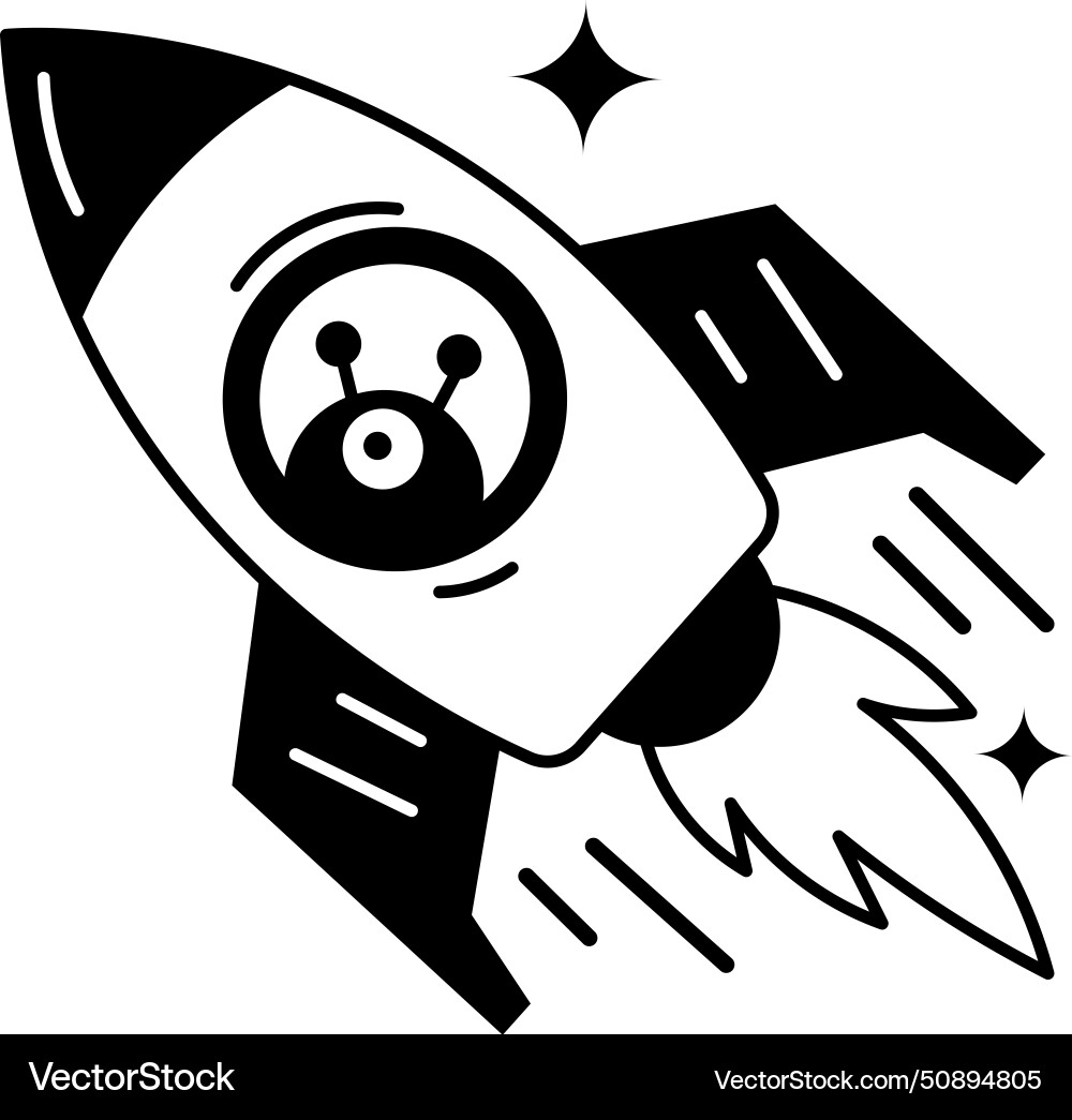Alien spaceship Royalty Free Vector Image - VectorStock