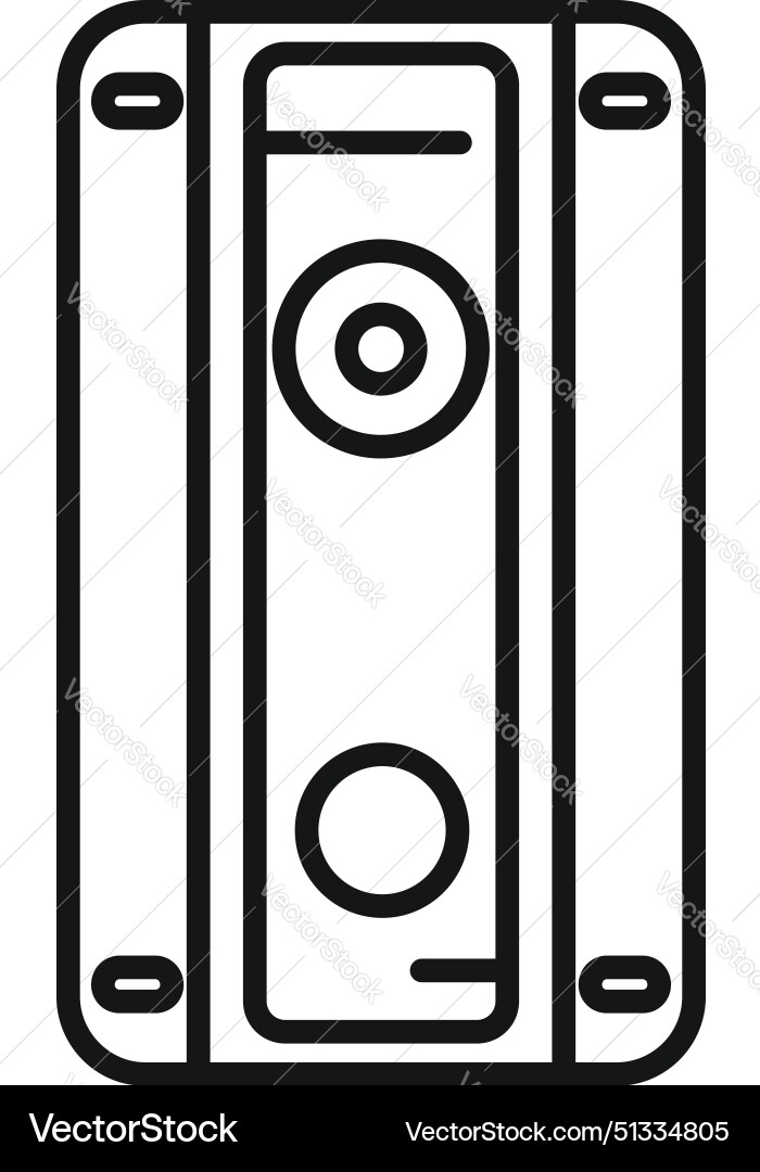 Line art of a classic book Royalty Free Vector Image
