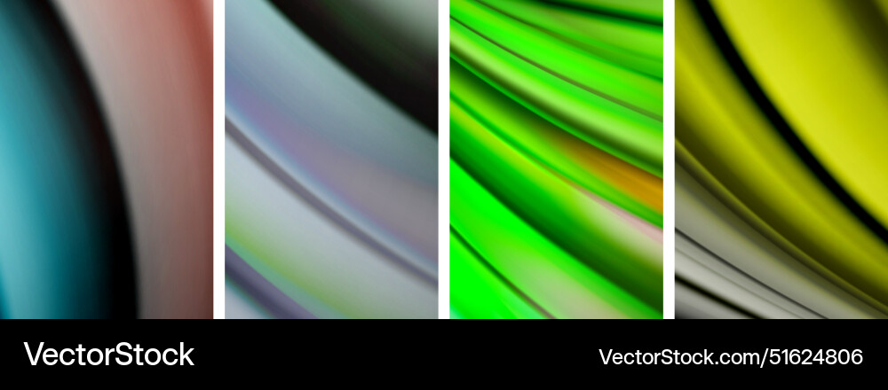 Blurred color line backgrounds Royalty Free Vector Image