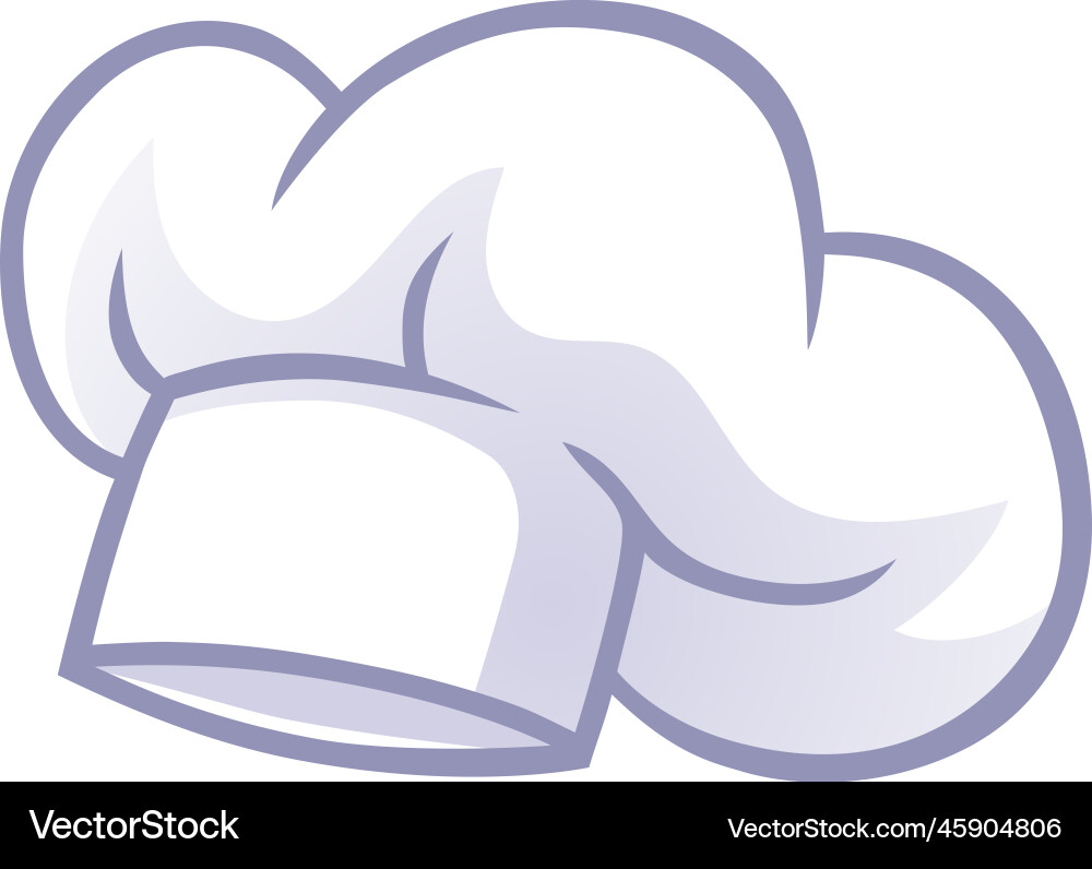 Chef hat drawing cartoon art Royalty Free Vector Image