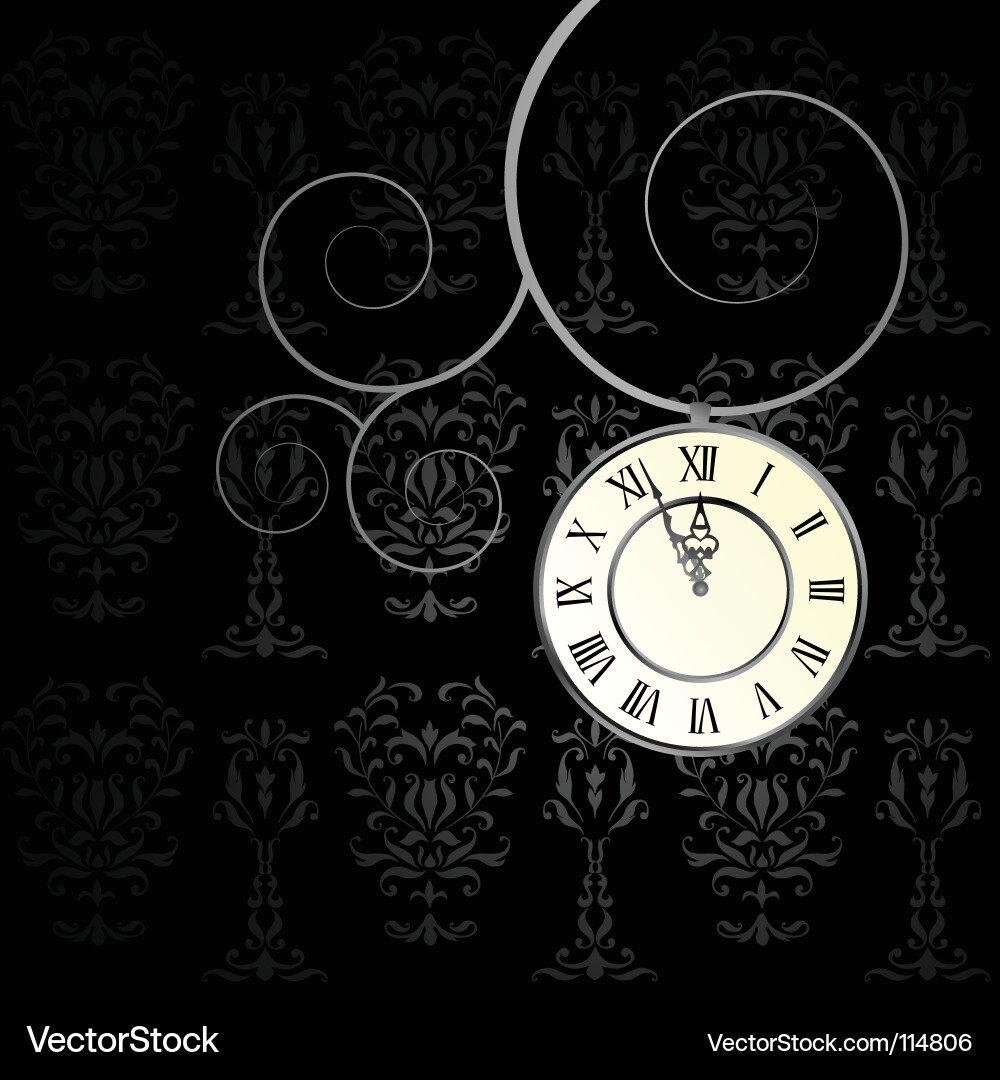 Clock Royalty Free Vector Image - VectorStock