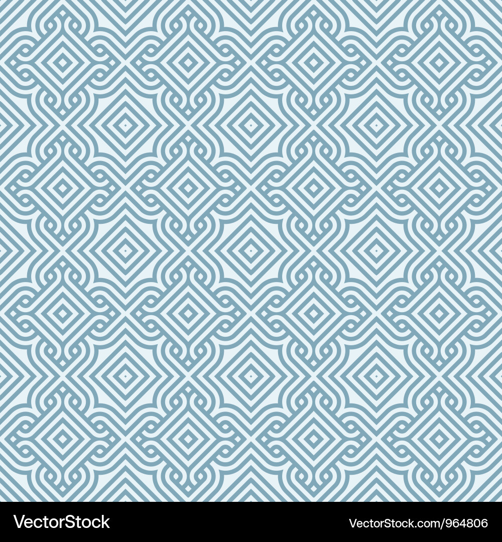 Intricate Geometric Wallpaper Pattern Royalty Free Vector