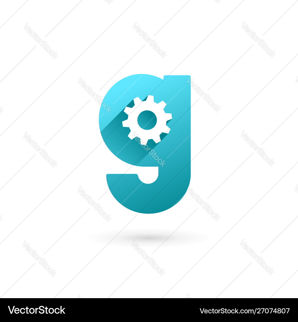 Letter g technology logo icon design template Vector Image