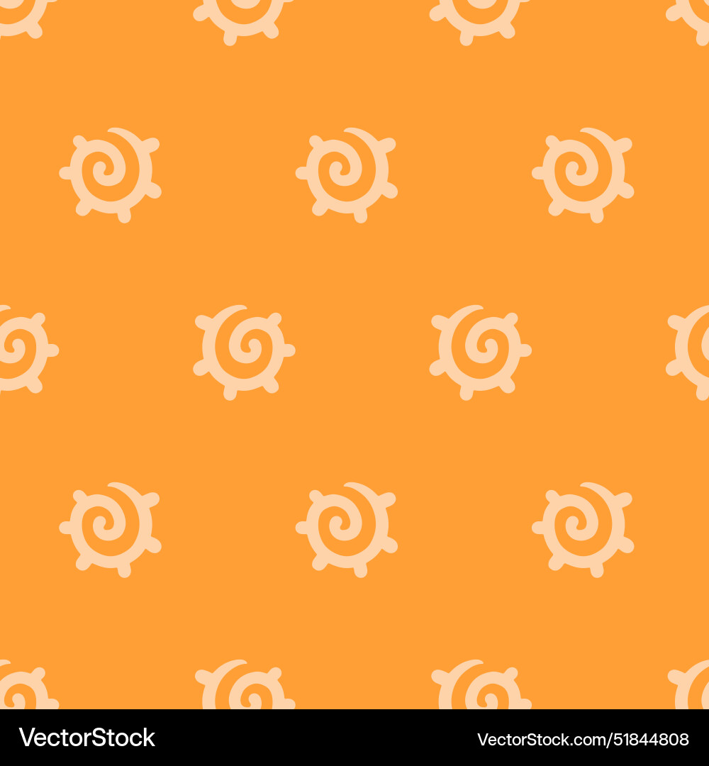 African sun seamless pattern tribal background Vector Image