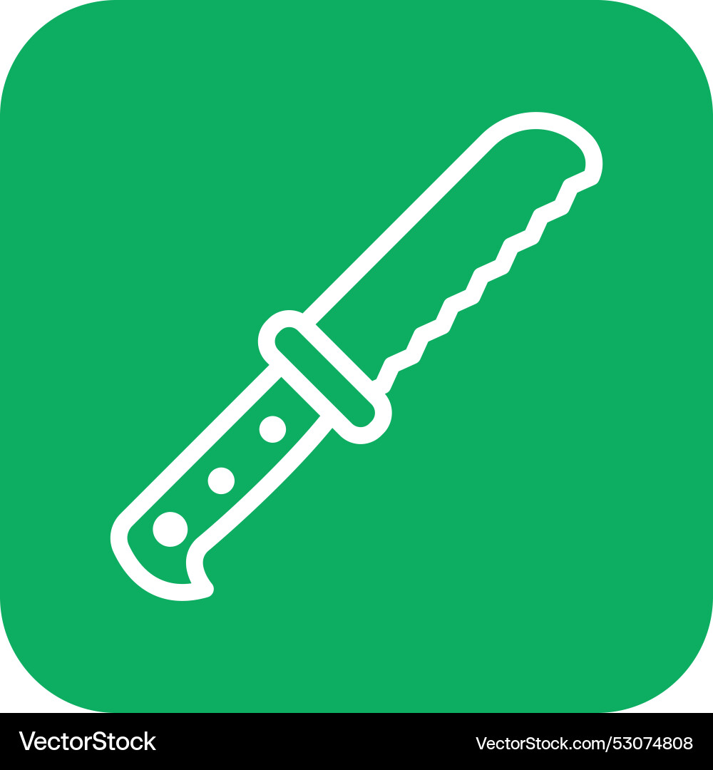 Bread knife icon design Royalty Free Vector Image