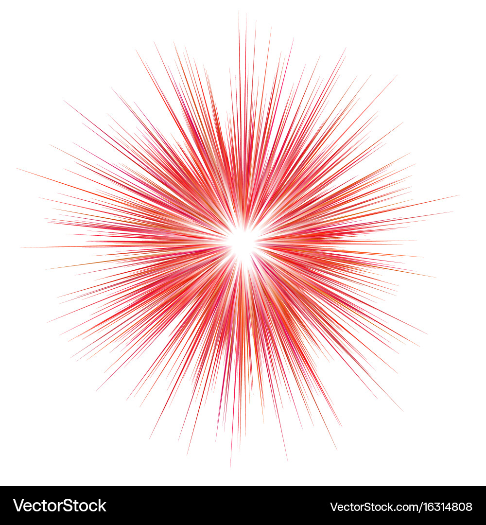 Red Explosion Sparkle Background Royalty Free Vector Image