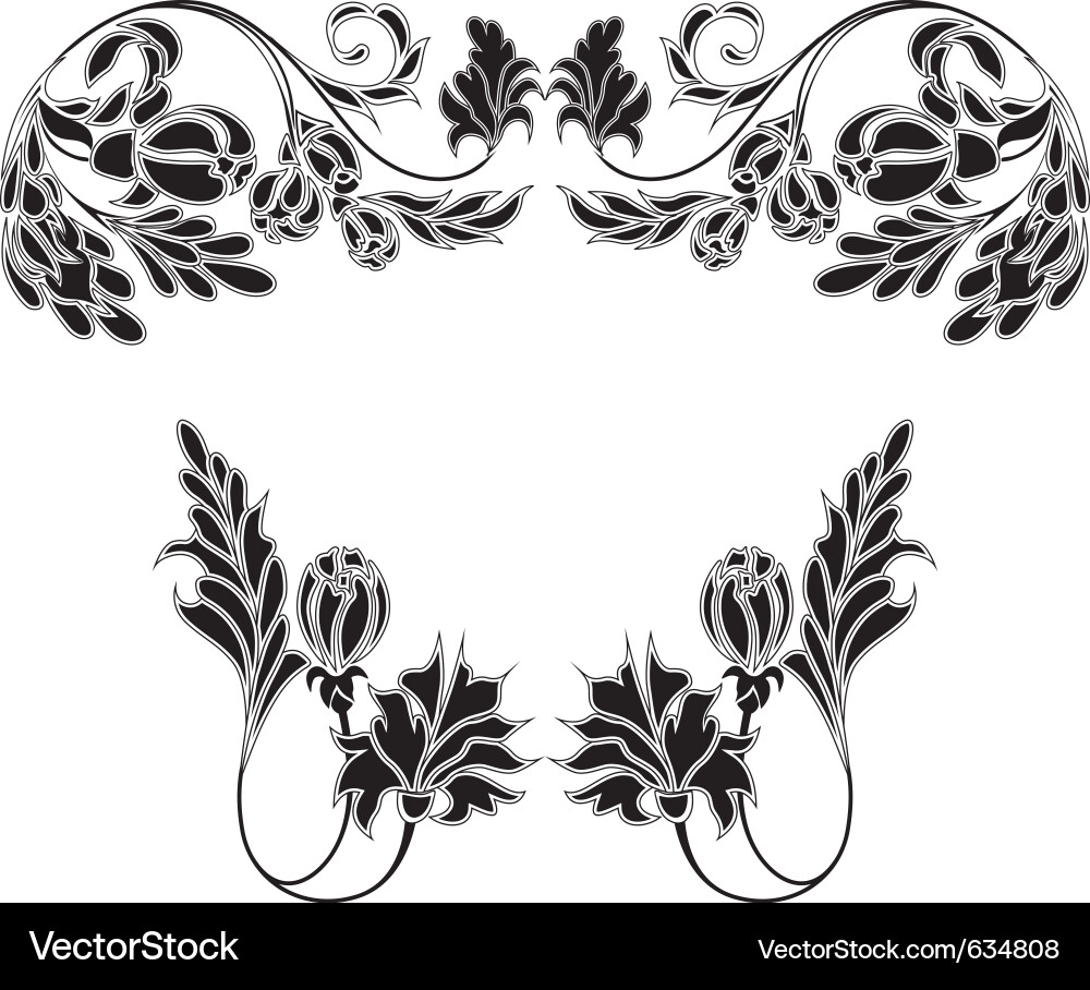 Vintage decoration Royalty Free Vector Image - VectorStock