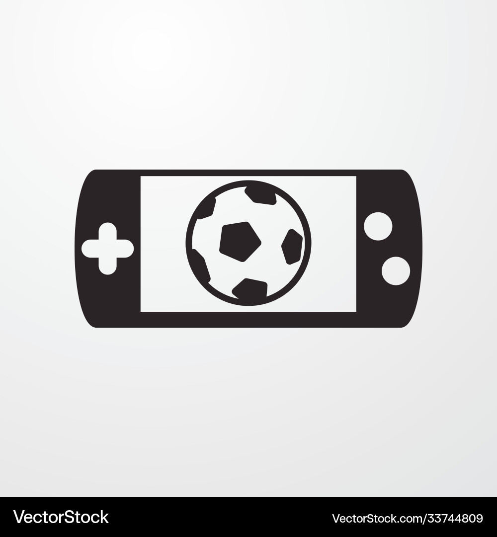 Football game icon Royalty Free Vector Image - VectorStock